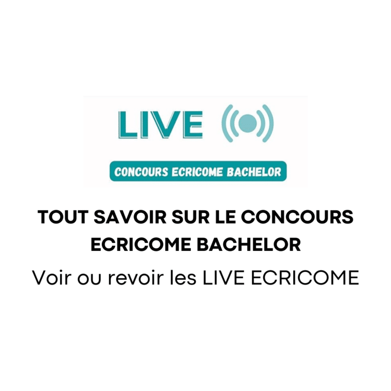 TOUT SAVOIR SUR LE CONCOURS ECRICOME : Lives Ecricome - Kedge Bachelor ...